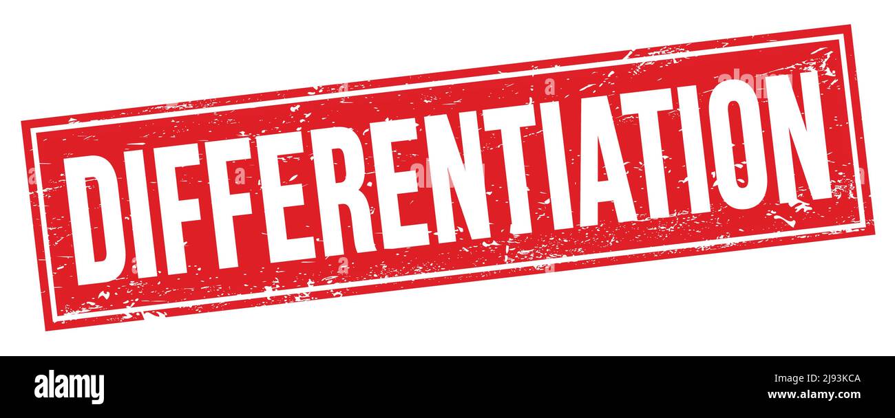 Differentiation stamp hi-res stock photography and images - Alamy