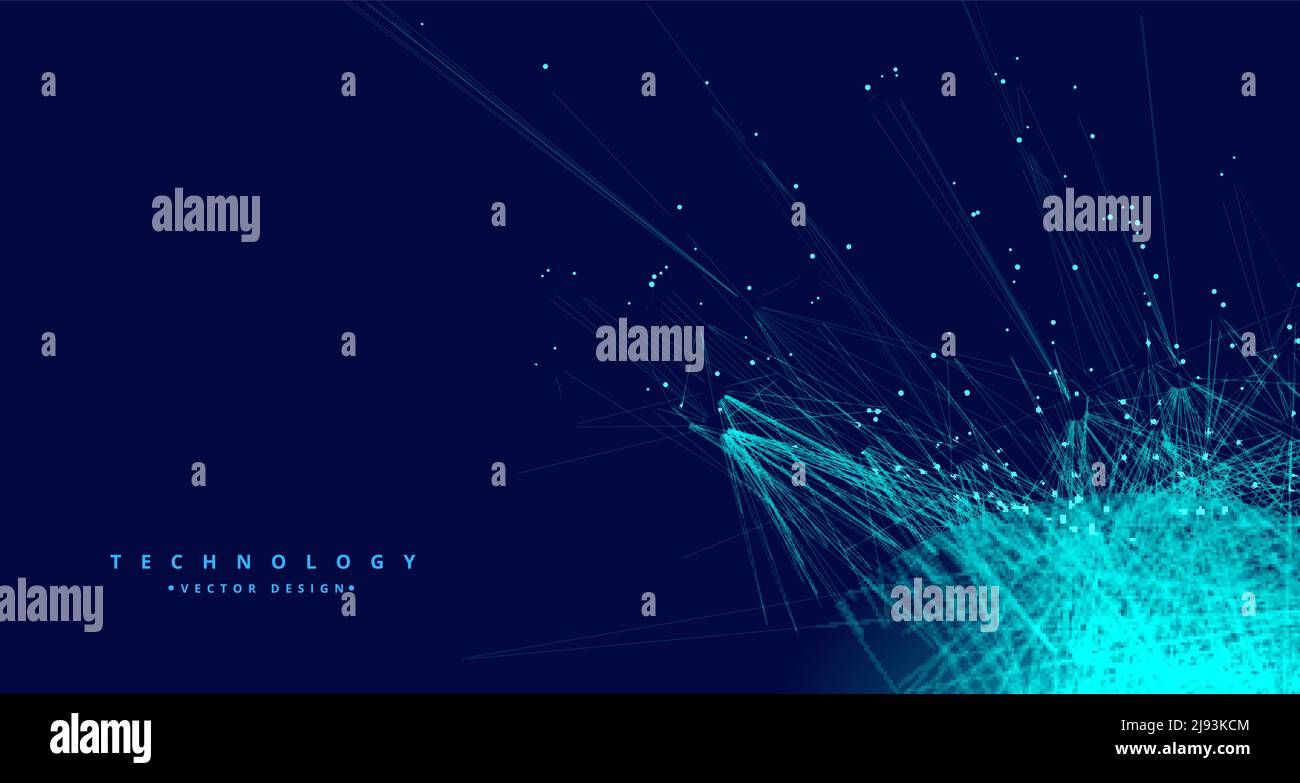 technology digital data mesh network background Stock Vector Image ...