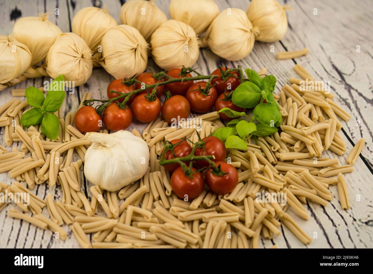 Caserecce is typical kind of italian pasta from the area of sicily ...