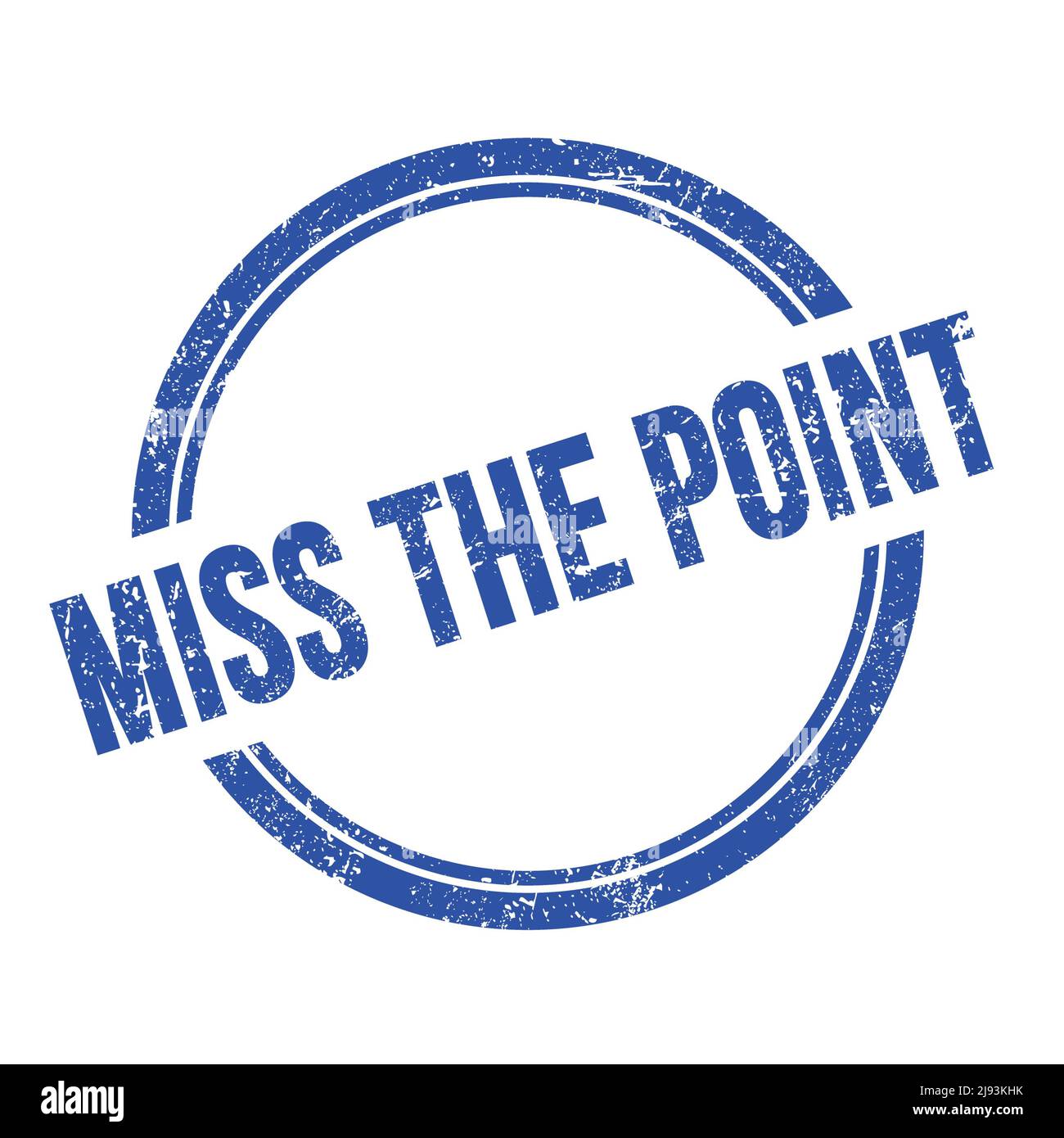 Miss the point stamp Cut Out Stock Images & Pictures - Alamy