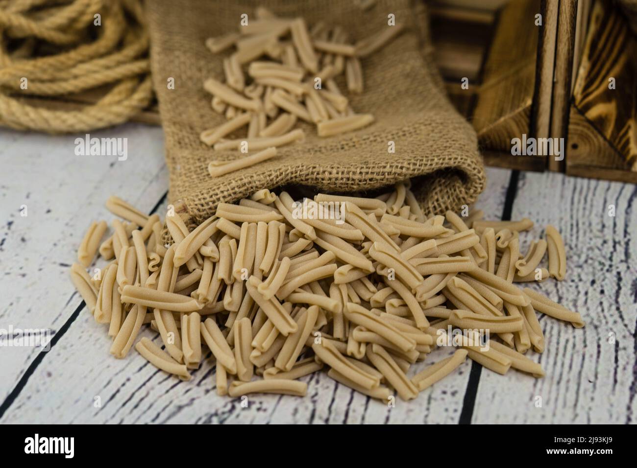 Caserecce is typical kind of italian pasta from the area of sicily ...