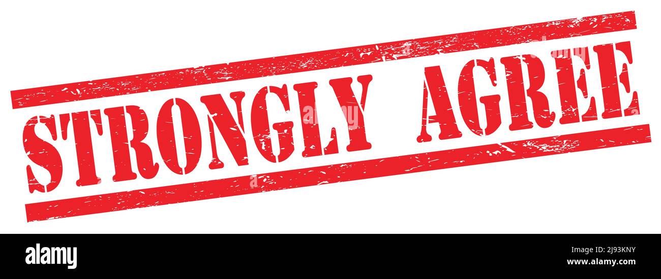 Strongly agree stamp hi-res stock photography and images - Alamy