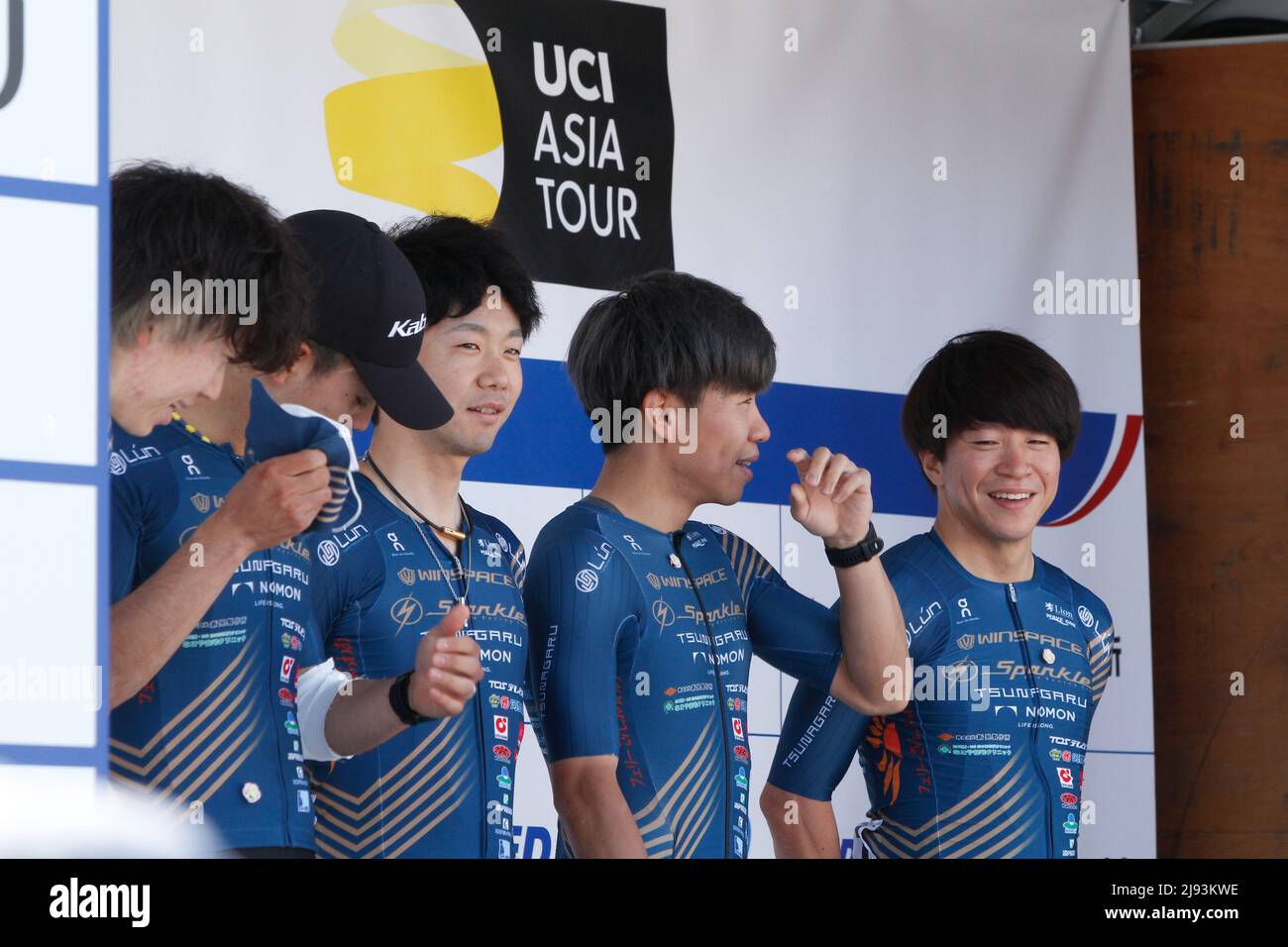 iida, nagano, japan, 2022/19/05 , athletes of the different teams who ...