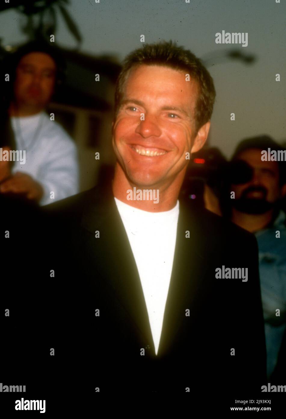 Los Angeles, California, USA 28th May 1996 Actor Dennis Quaid attends ...