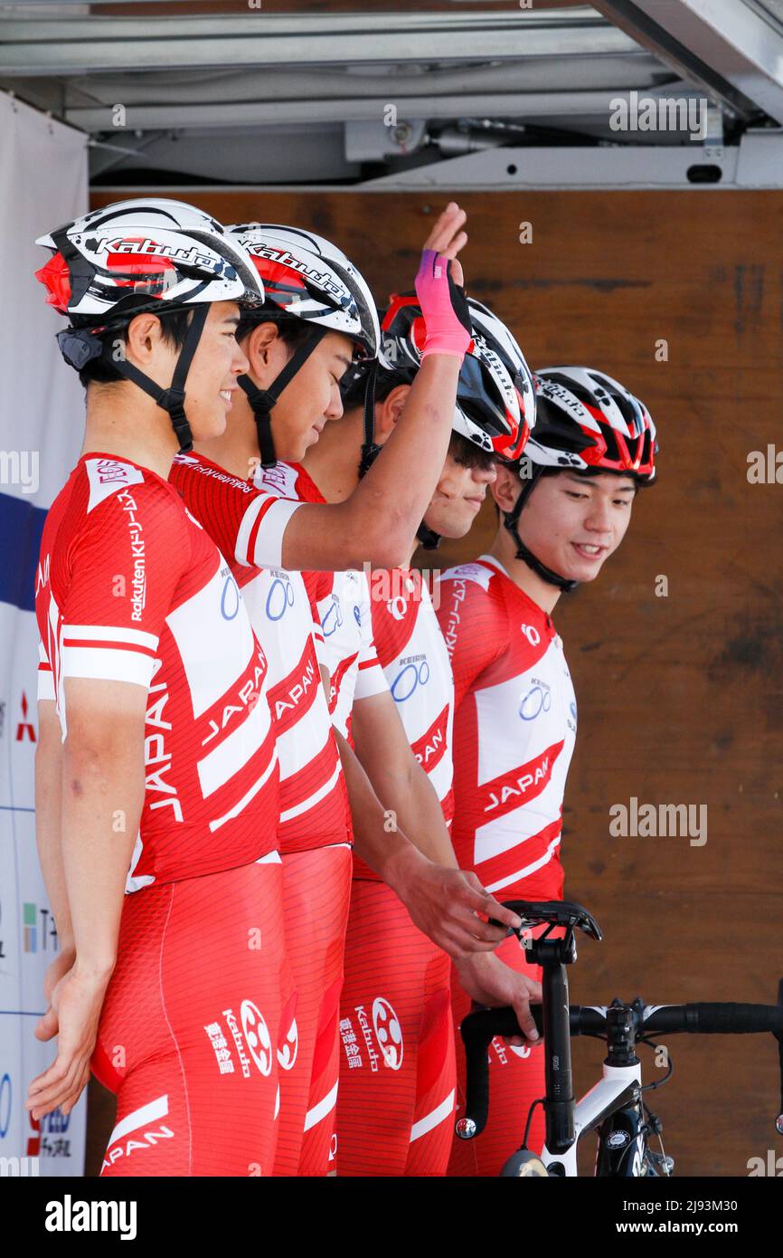 iida, nagano, japan, 2022/19/05 , athletes of the different teams who ...