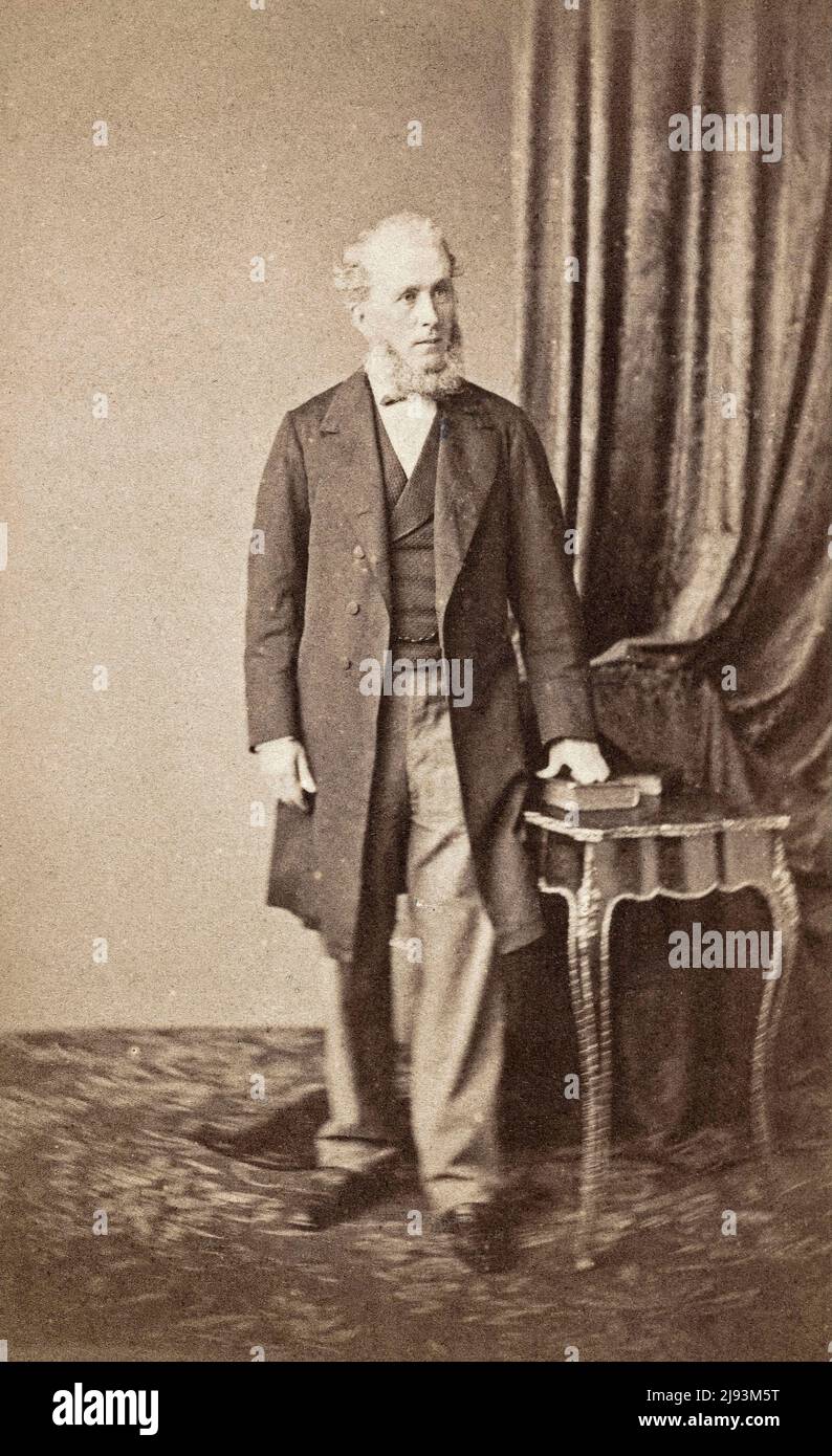 Portrait of Edward Fitzgerald ( 1809 - 1843 ) , English writer Stock ...