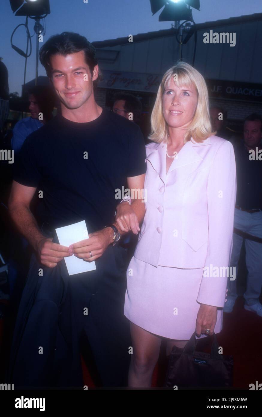 Los Angeles, California, USA 28th May 1996 Actor Zen Gesner and wife ...