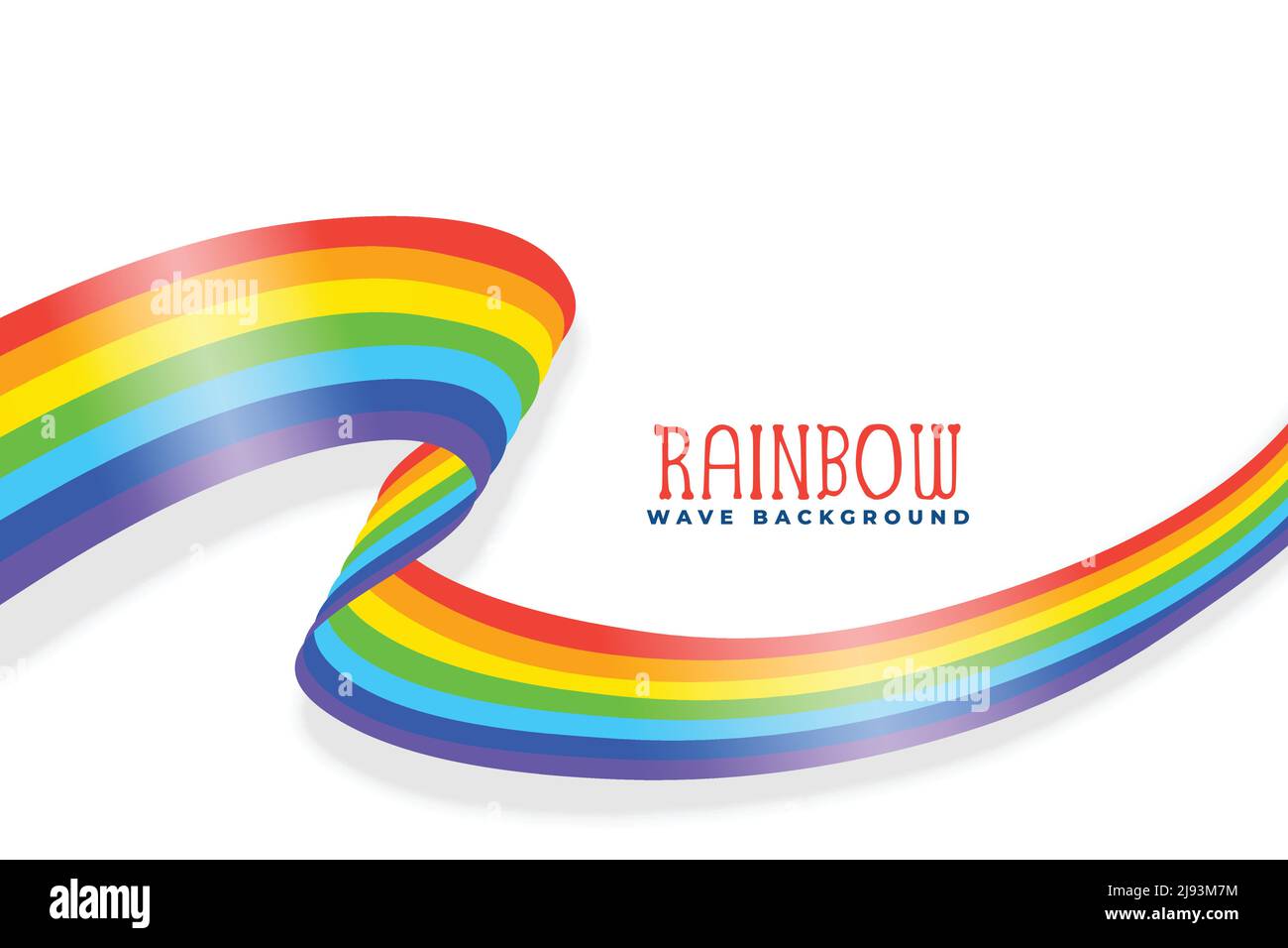 Wavy rainbow flag hi-res stock photography and images - Alamy