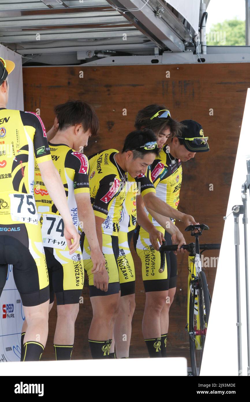 iida, nagano, japan, 2022/19/05 , athletes of the different teams who ...