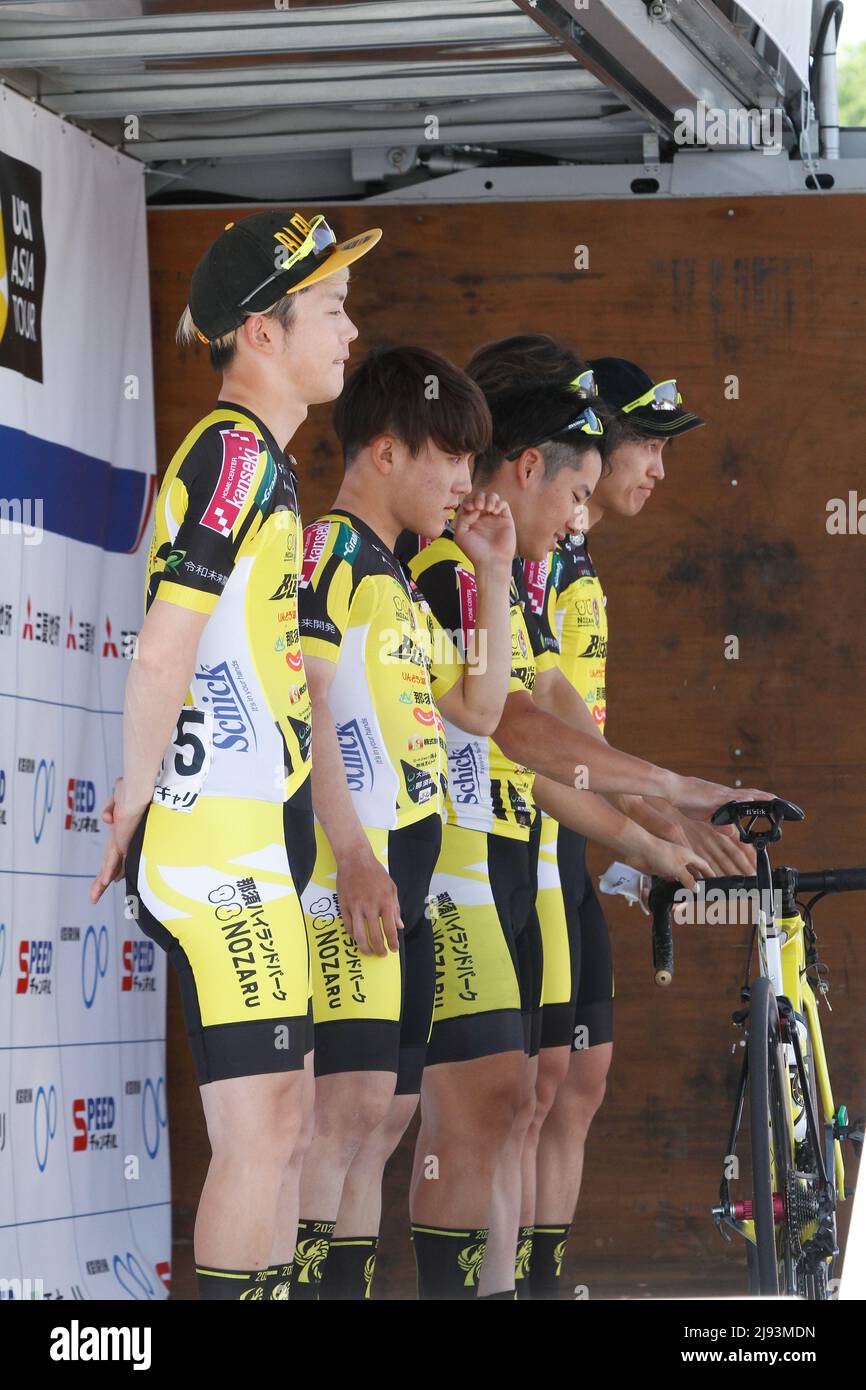 iida, nagano, japan, 2022/19/05 , athletes of the different teams who ...