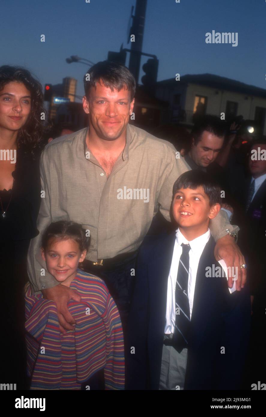 Los Angeles, California, USA 28th May 1996 Actor Brian Thompson and ...