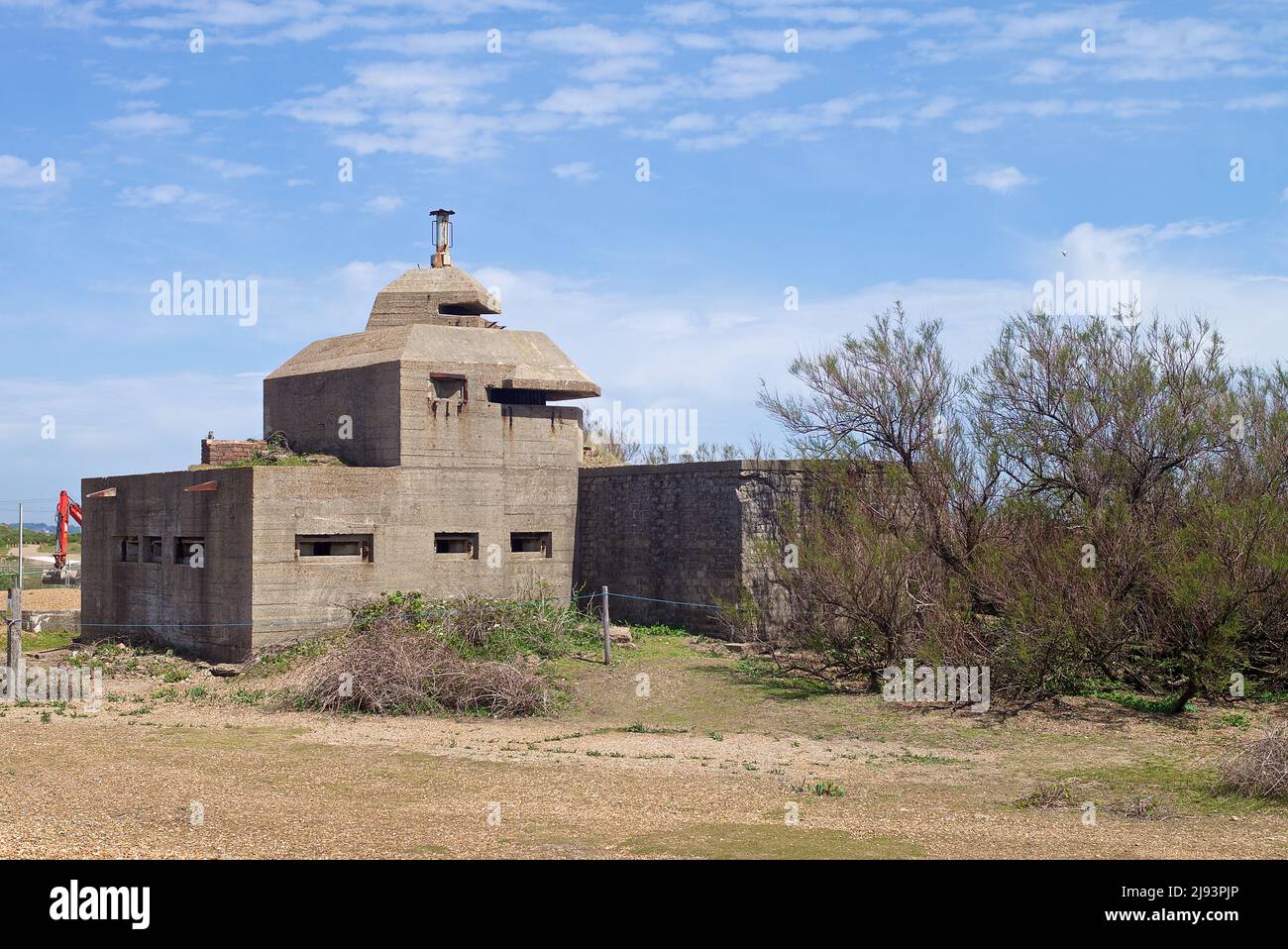Landguard Fort on Landguard Point Felixstowe Suffolk UK overlooking the ...