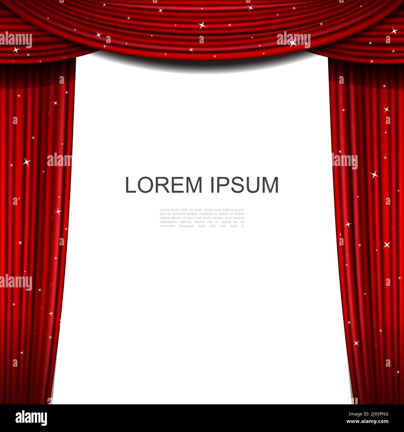 Entertainment show advertising poster with place for text and realistic ...