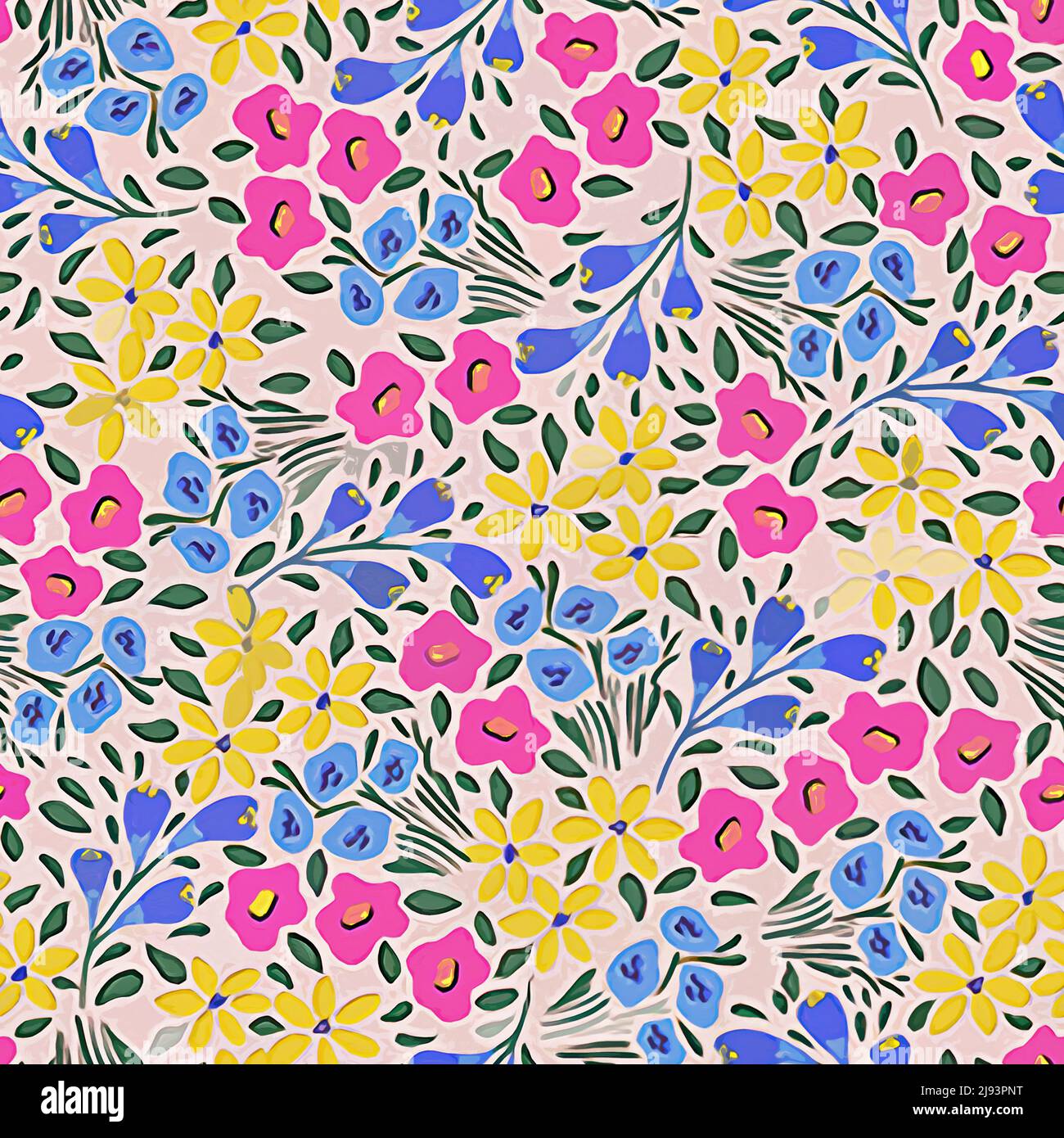 Textile and wallpaper patterns. A printable digital illustration work ...