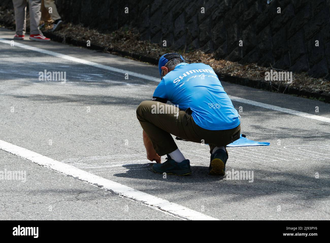 iida, nagano, japan, 2022/19/05 , members of the Shimano team designing ...