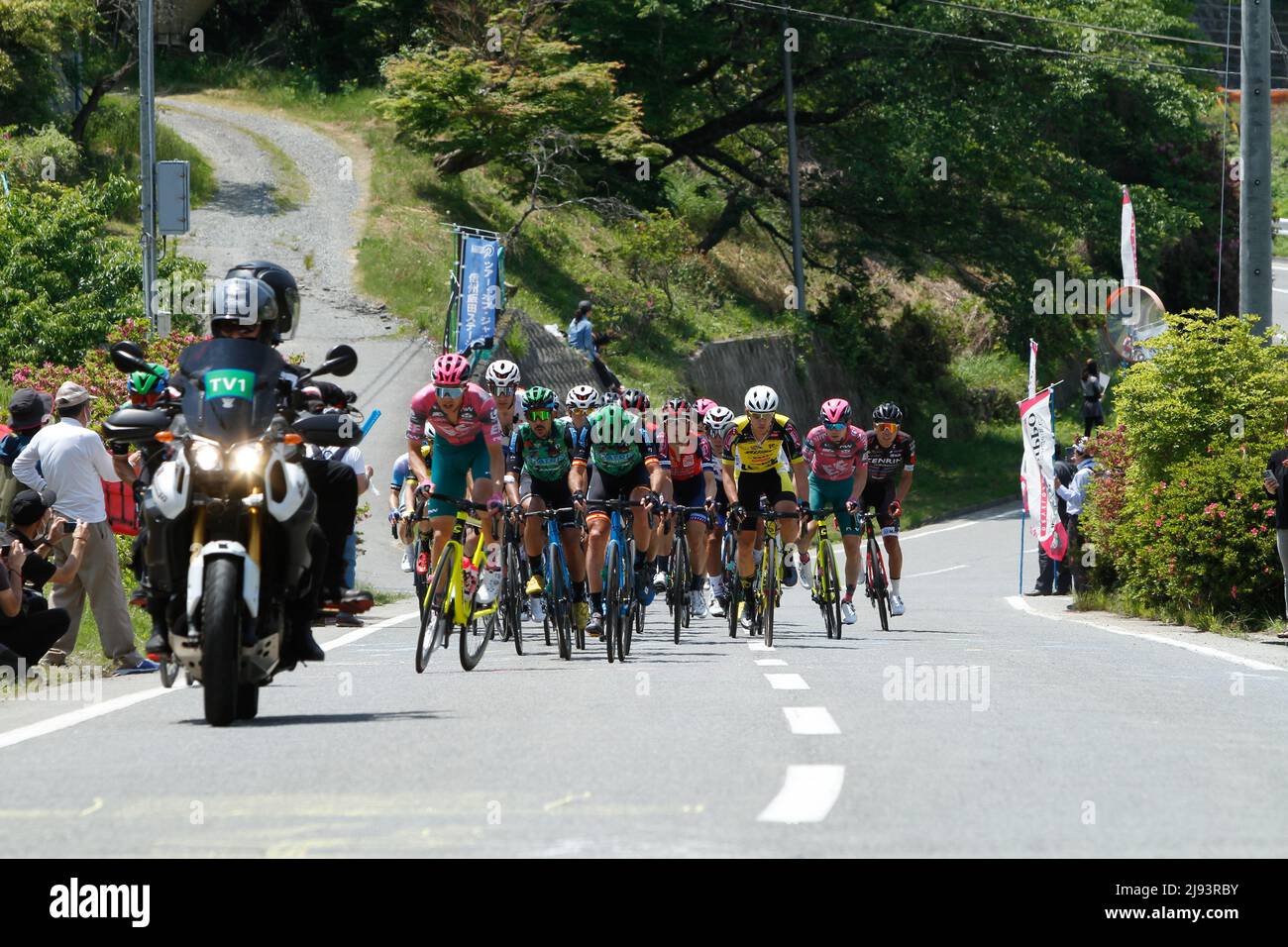 iida, nagano, japan, 2022/19/05 , professional cycling Tour of Japan ...