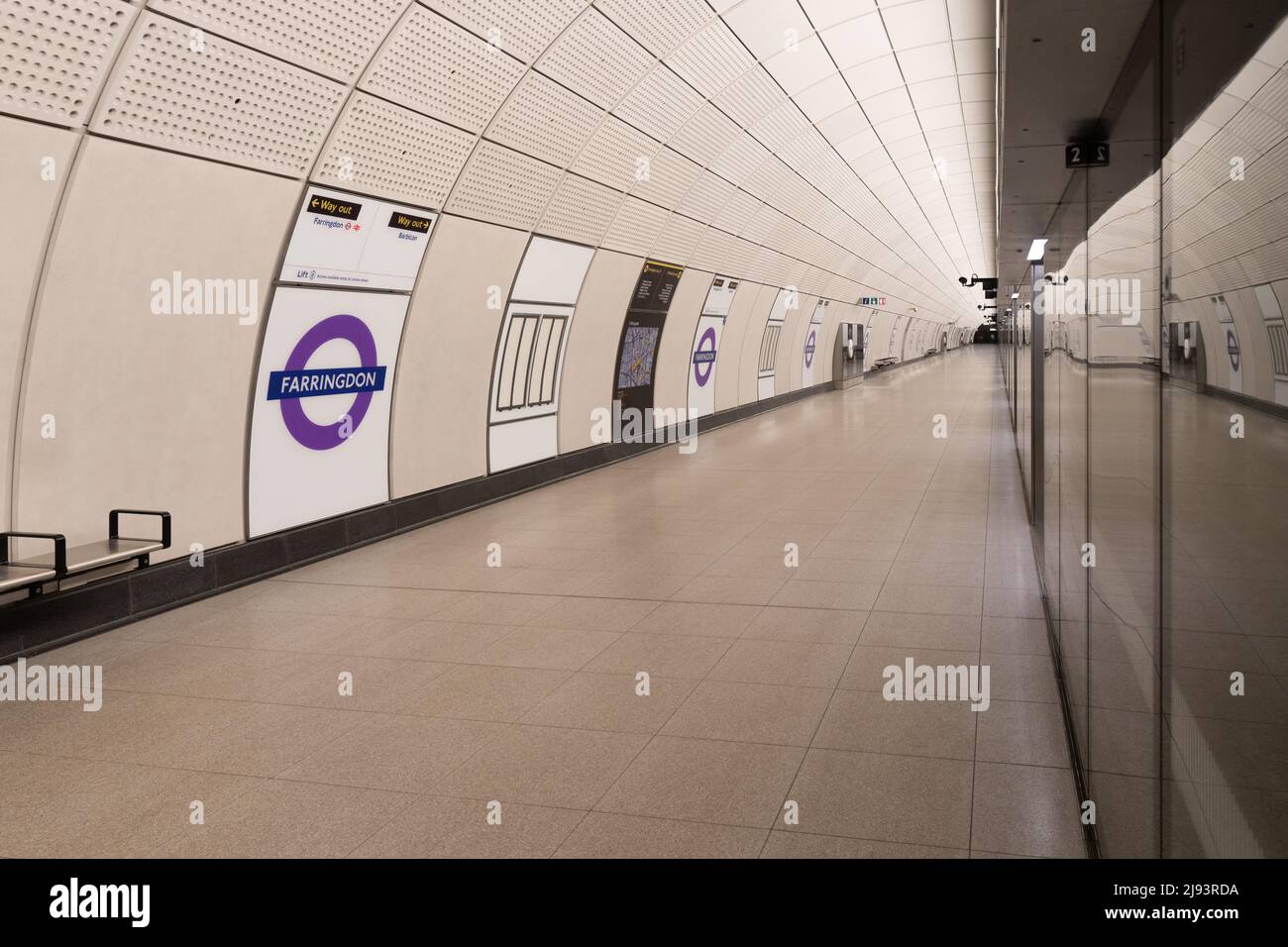Foreign Press Association briefing and tour of the Elizabeth Line at ...