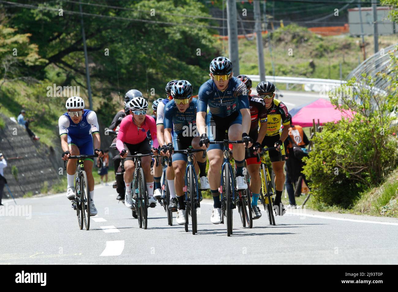 iida, nagano, japan, 2022/19/05 , professional cycling Tour of Japan ...