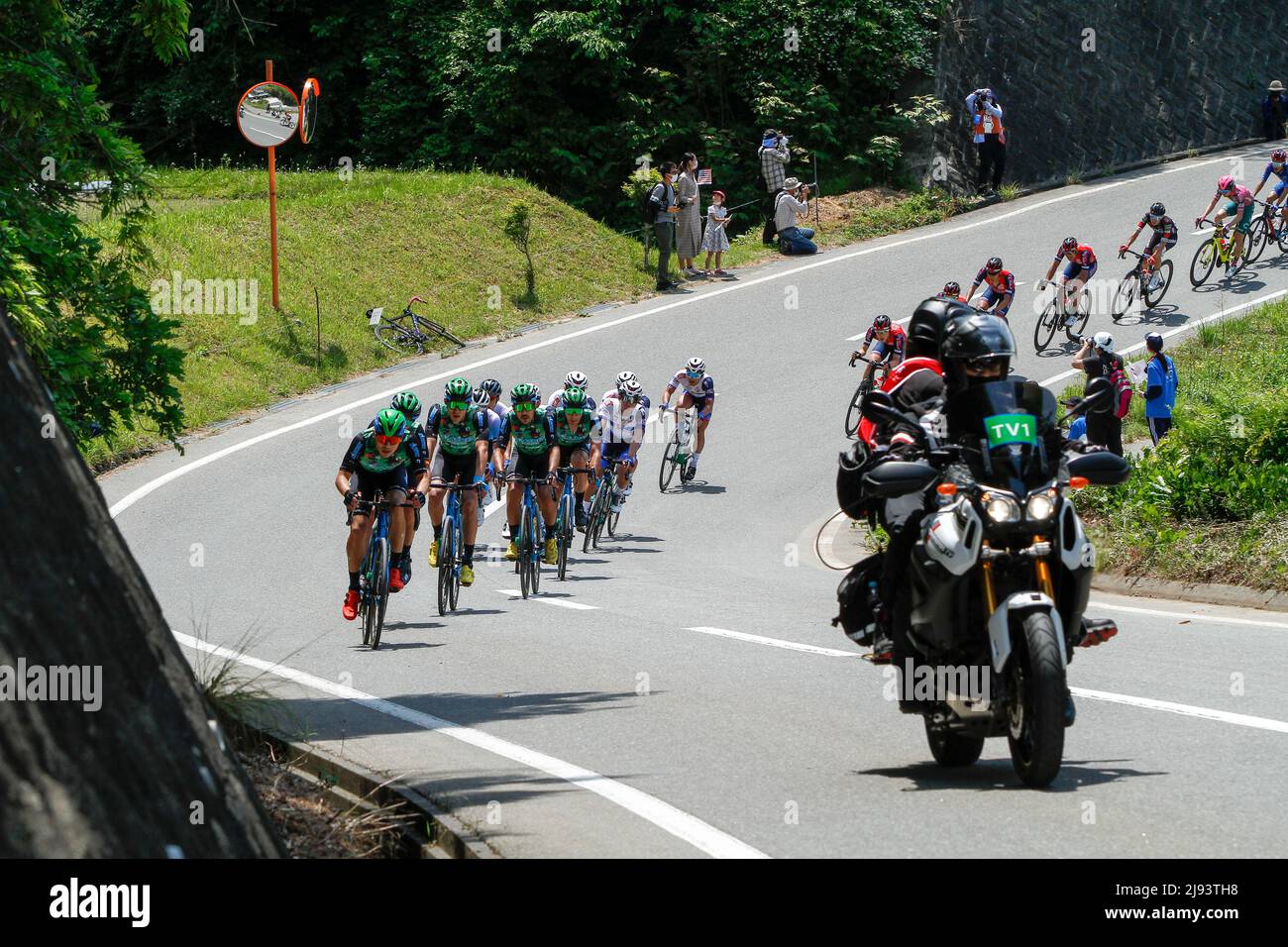 iida, nagano, japan, 2022/19/05 , professional cycling Tour of Japan ...