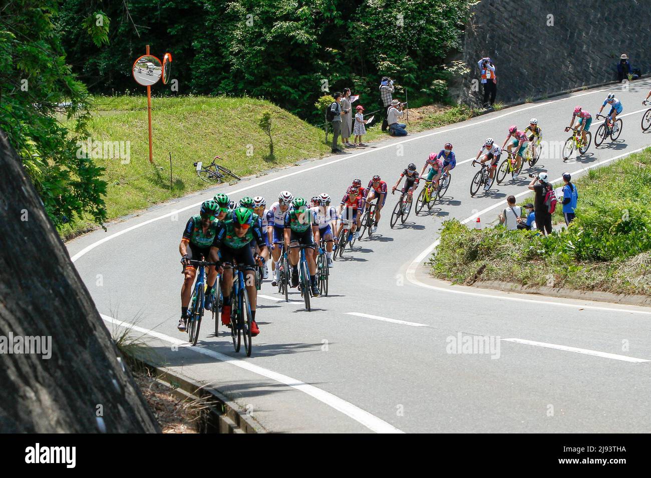 iida, nagano, japan, 2022/19/05 , professional cycling Tour of Japan ...