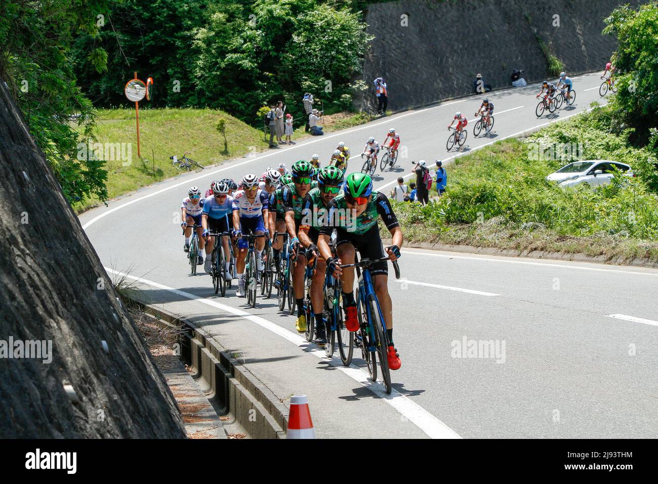 iida, nagano, japan, 2022/19/05 , professional cycling Tour of Japan ...
