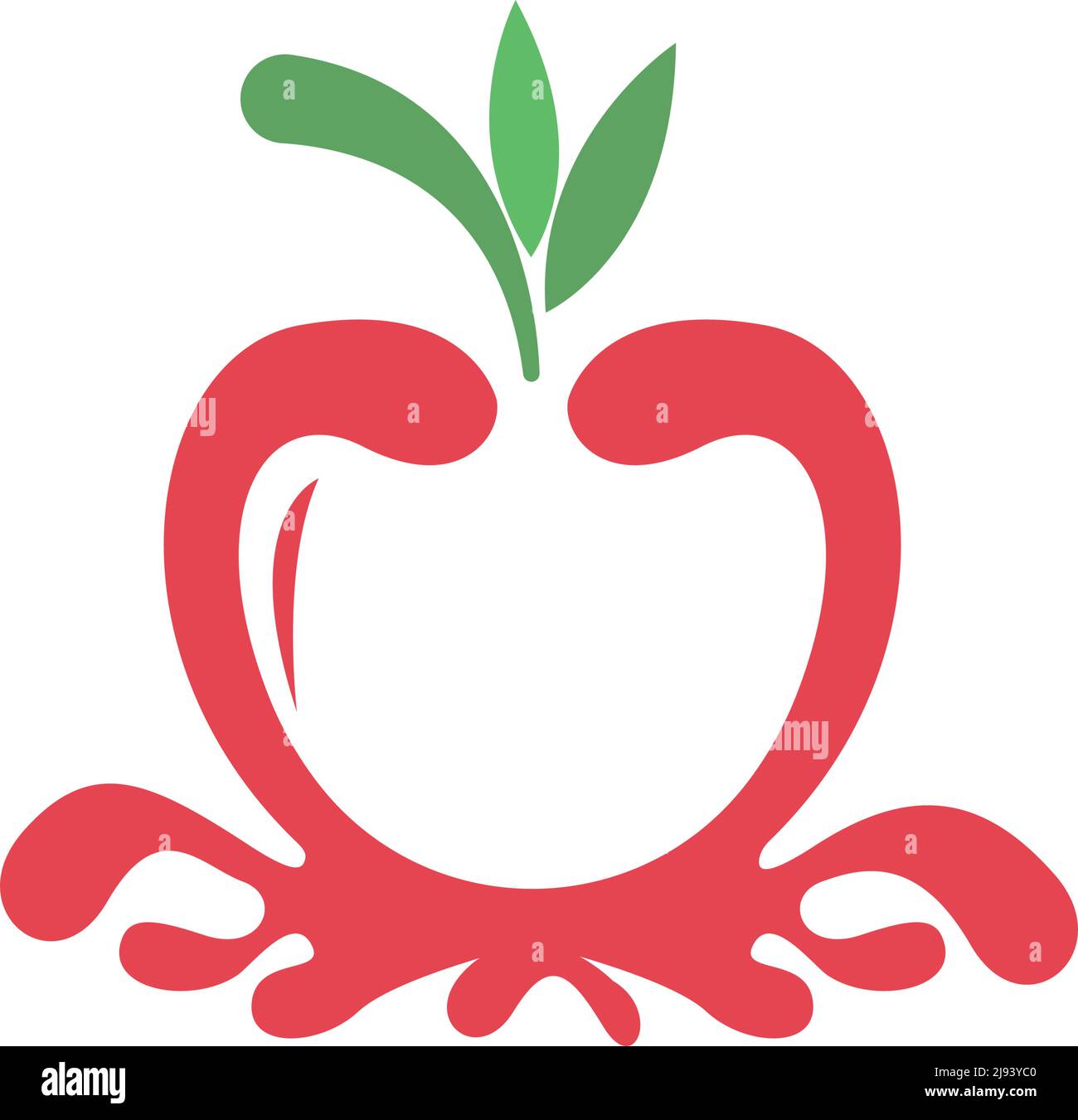 Apple icon logo design illustration template vector Stock Vector Image ...