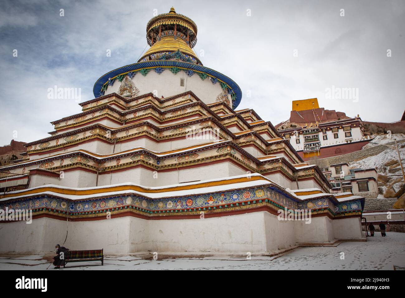 The historic City of Gyantse, Tibet autonomous region Stock Photo - Alamy