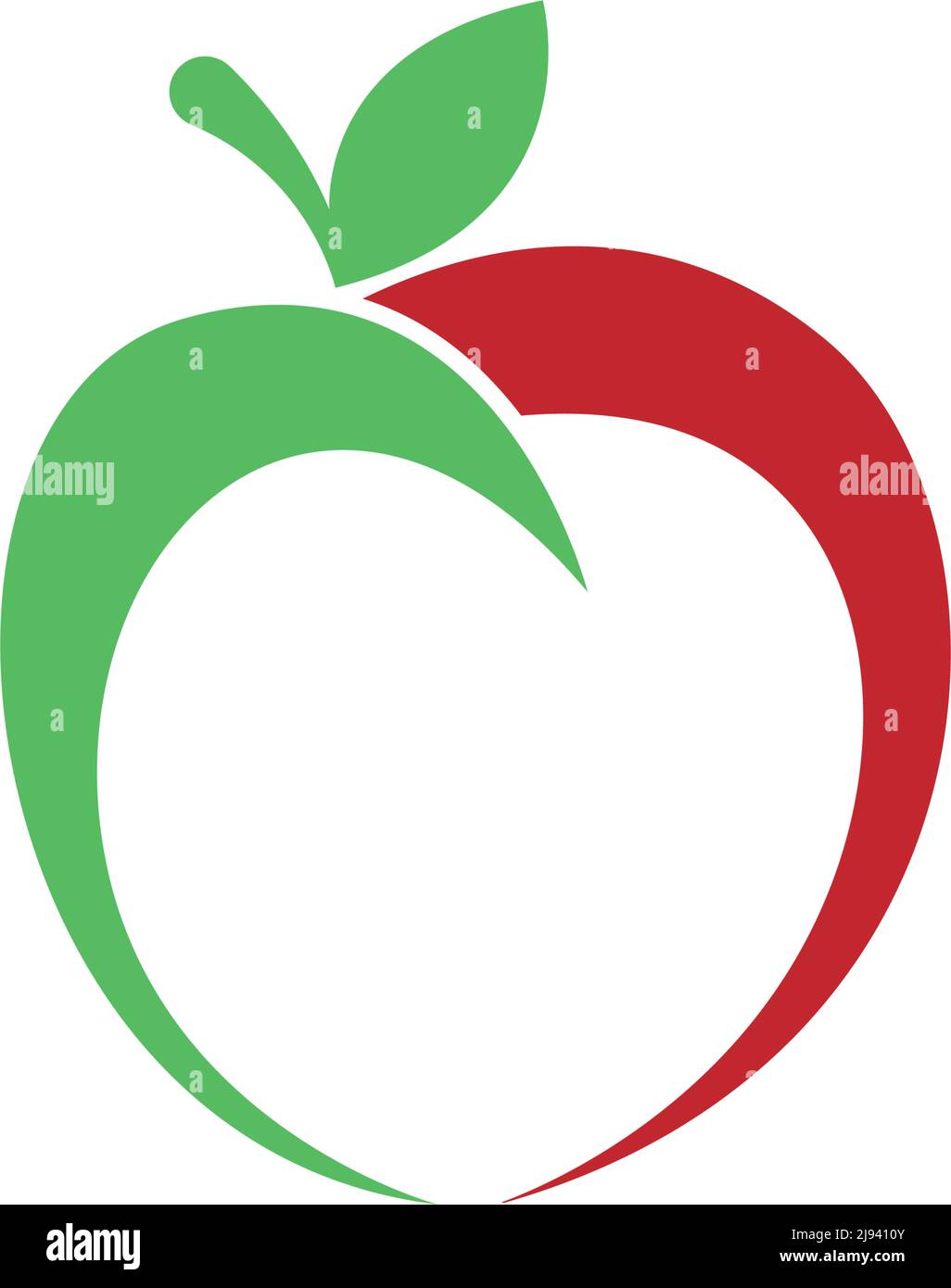 Apple icon logo design illustration template vector Stock Vector Image ...