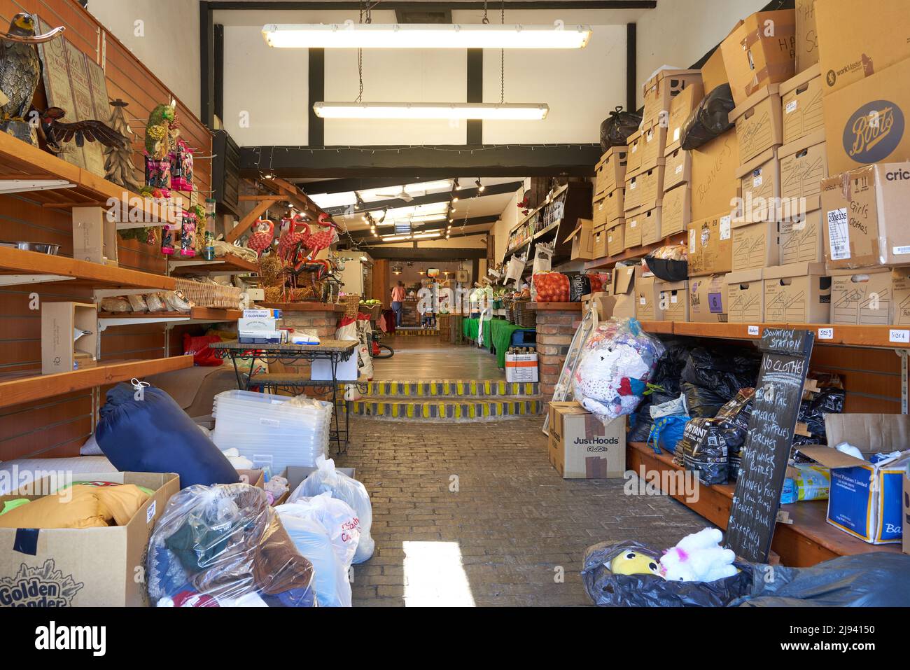 interior view of a village farm shop in Breaston, UK Stock Photo - Alamy