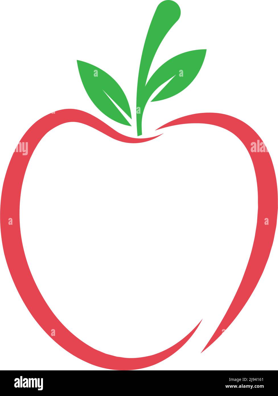 Apple icon logo design illustration template vector Stock Vector Image ...