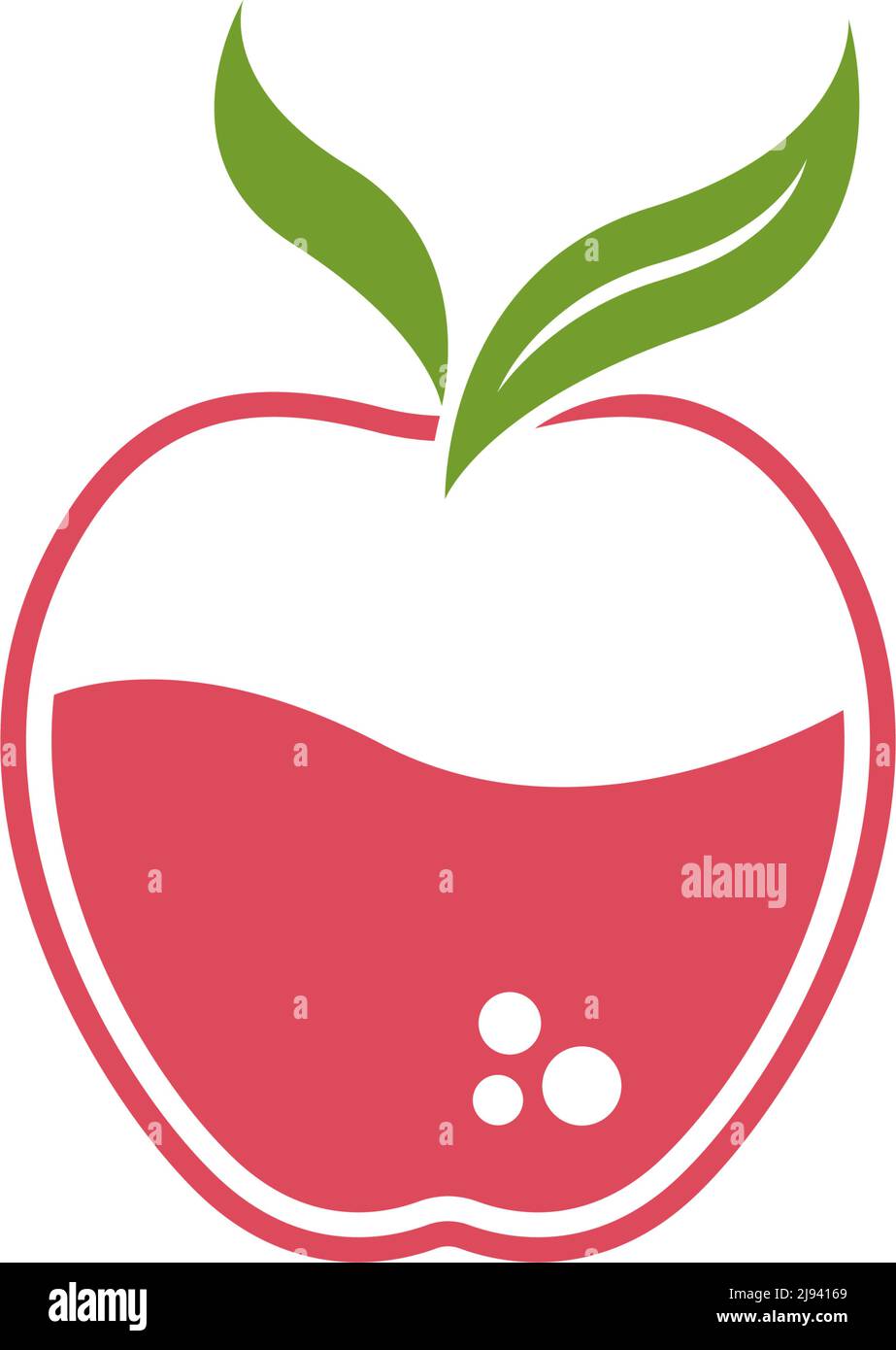 Apple icon logo design illustration template vector Stock Vector Image ...