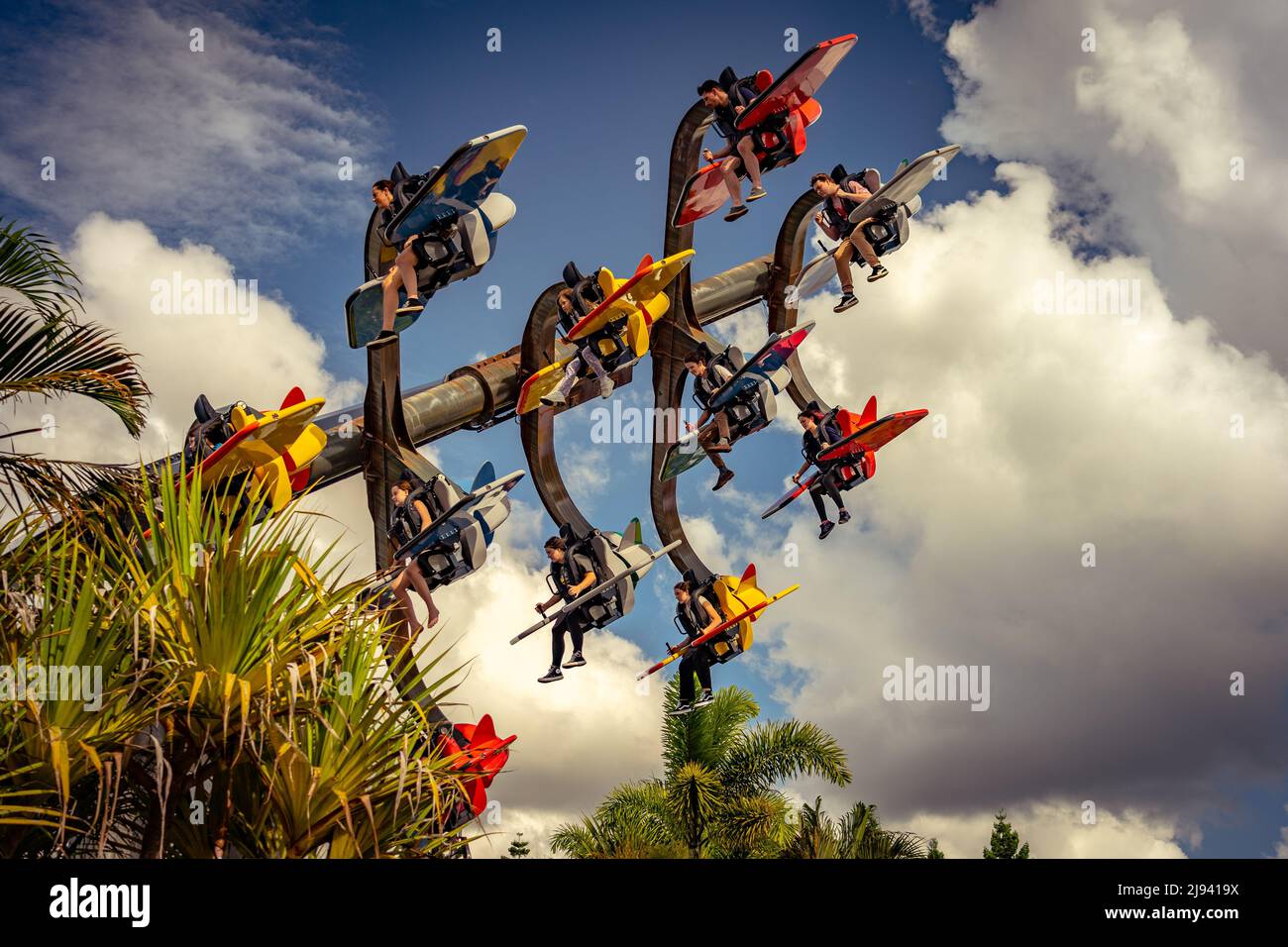 Dreamworld australia roller coaster hi-res stock photography and images ...