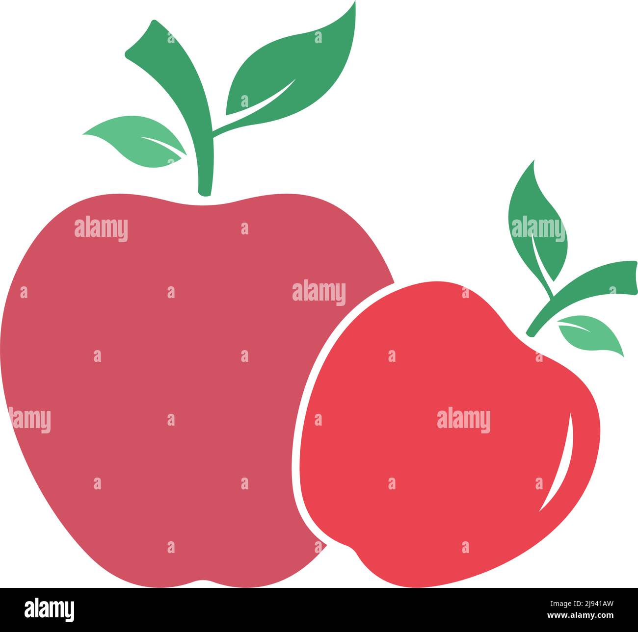 Apple icon logo design illustration template vector Stock Vector Image ...