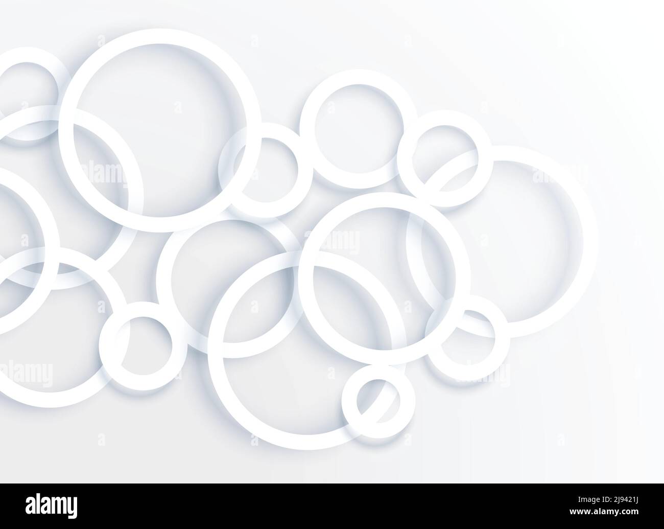 3d white circle hi-res stock photography and images - Alamy