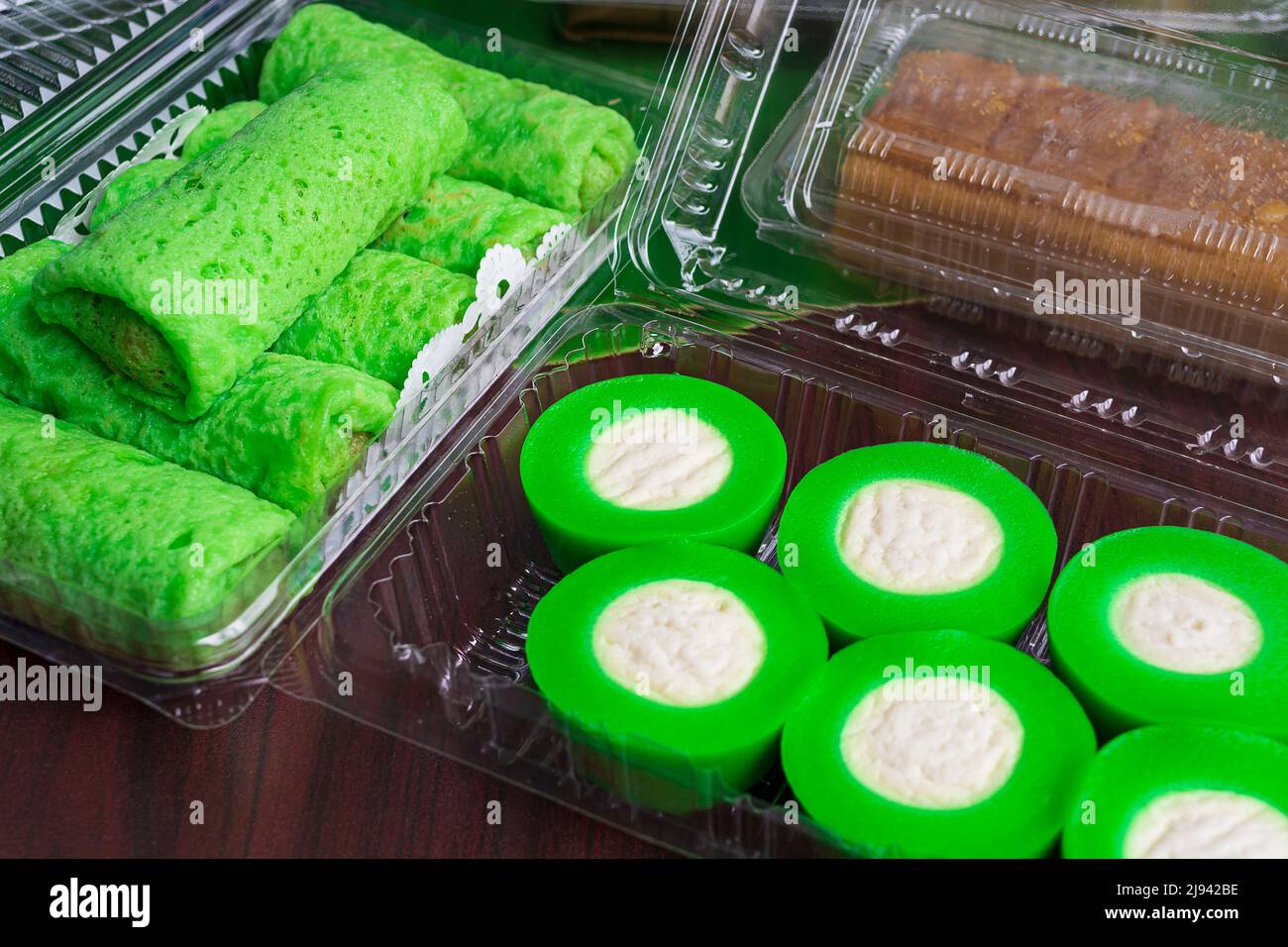 Malaysia popular assorted sweet dessert or simply known as kuih Stock ...