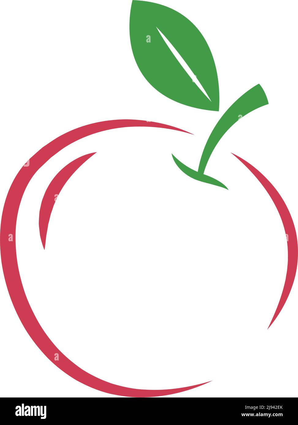 Apple icon logo design illustration template vector Stock Vector Image ...