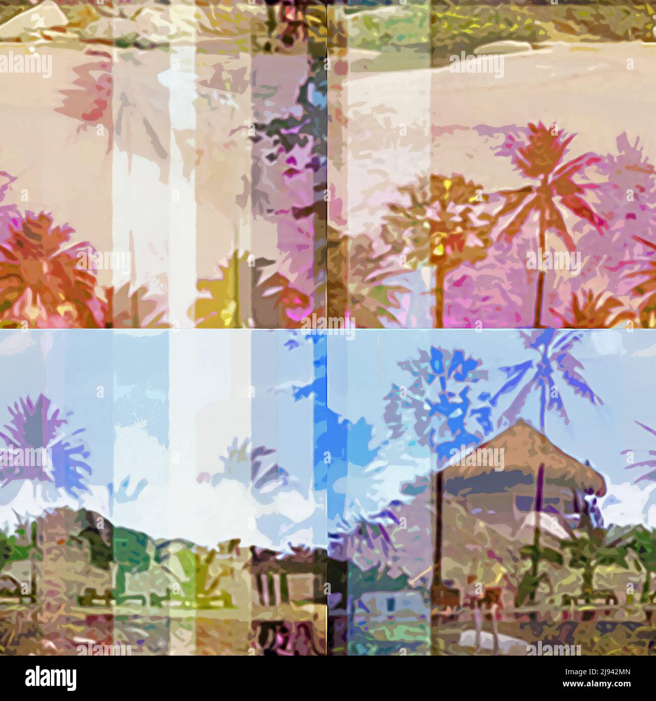 Textile and wallpaper patterns. A printable digital illustration work ...