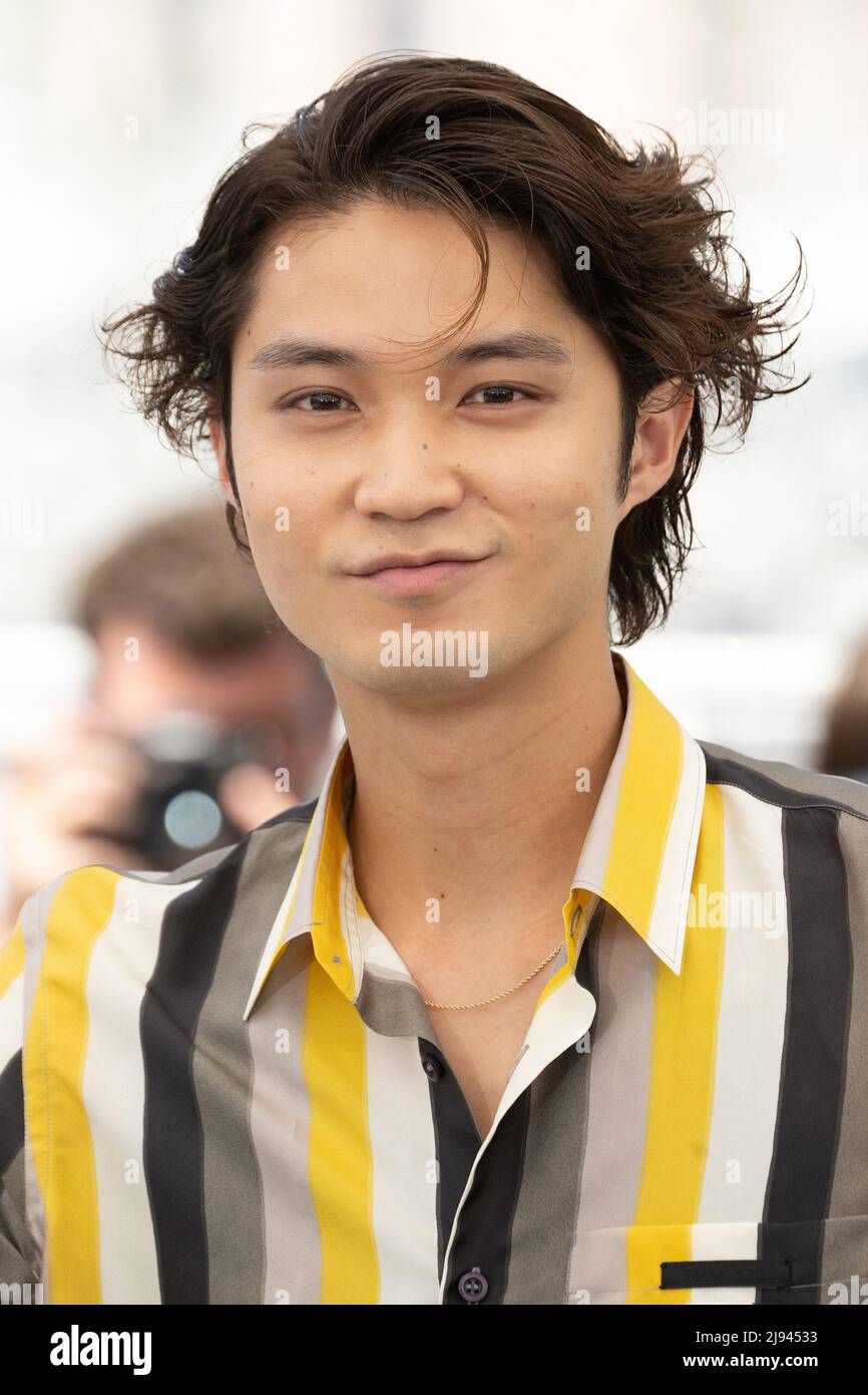 Cannes, France. 20th May, 2022. Hayato Isomura attends the photocall of ...