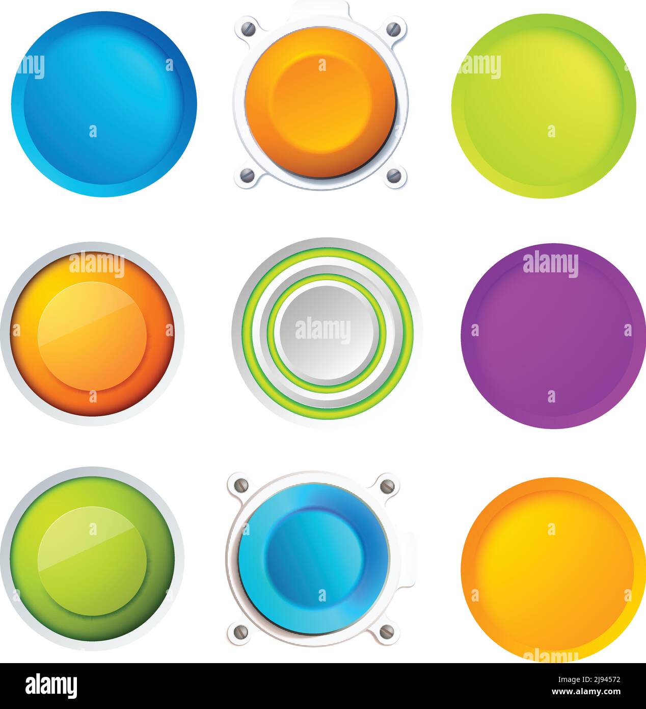 Set two empty green Stock Vector Images - Alamy