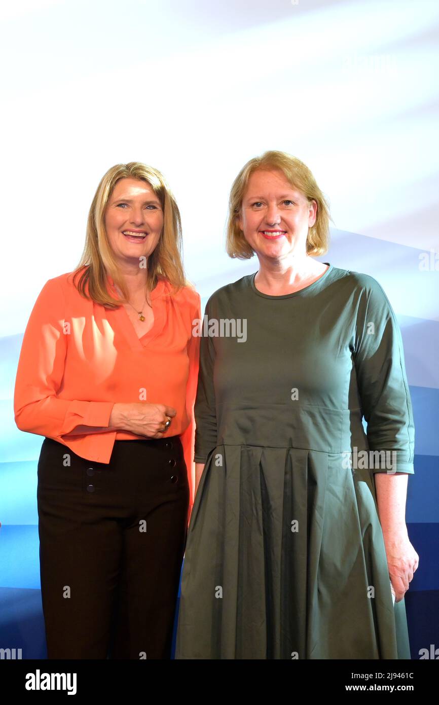 Tina Hassel und Lisa Paus beim ARD-Hauptstadttreff in Berlin. Berlin ...