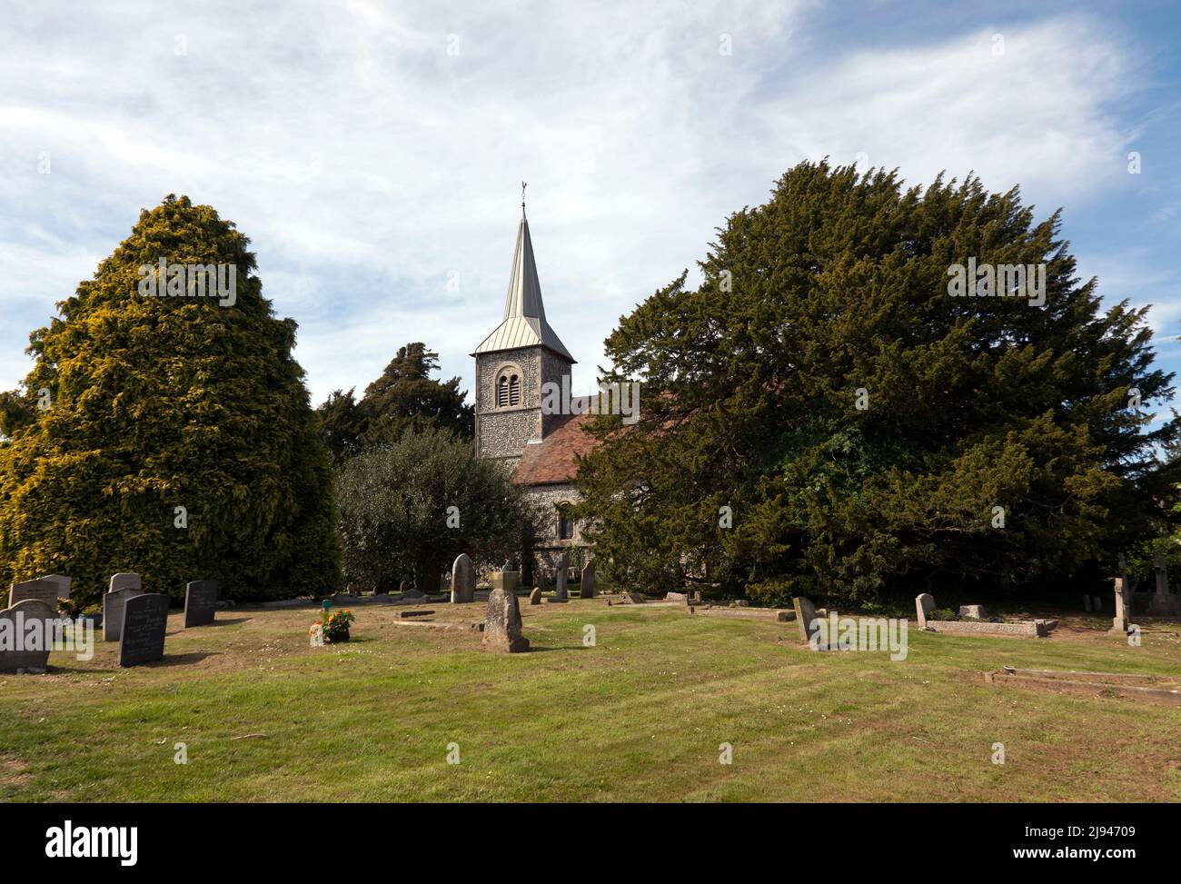 The Church of St Mary the Virgin, Ripple, Kent Stock Photo - Alamy