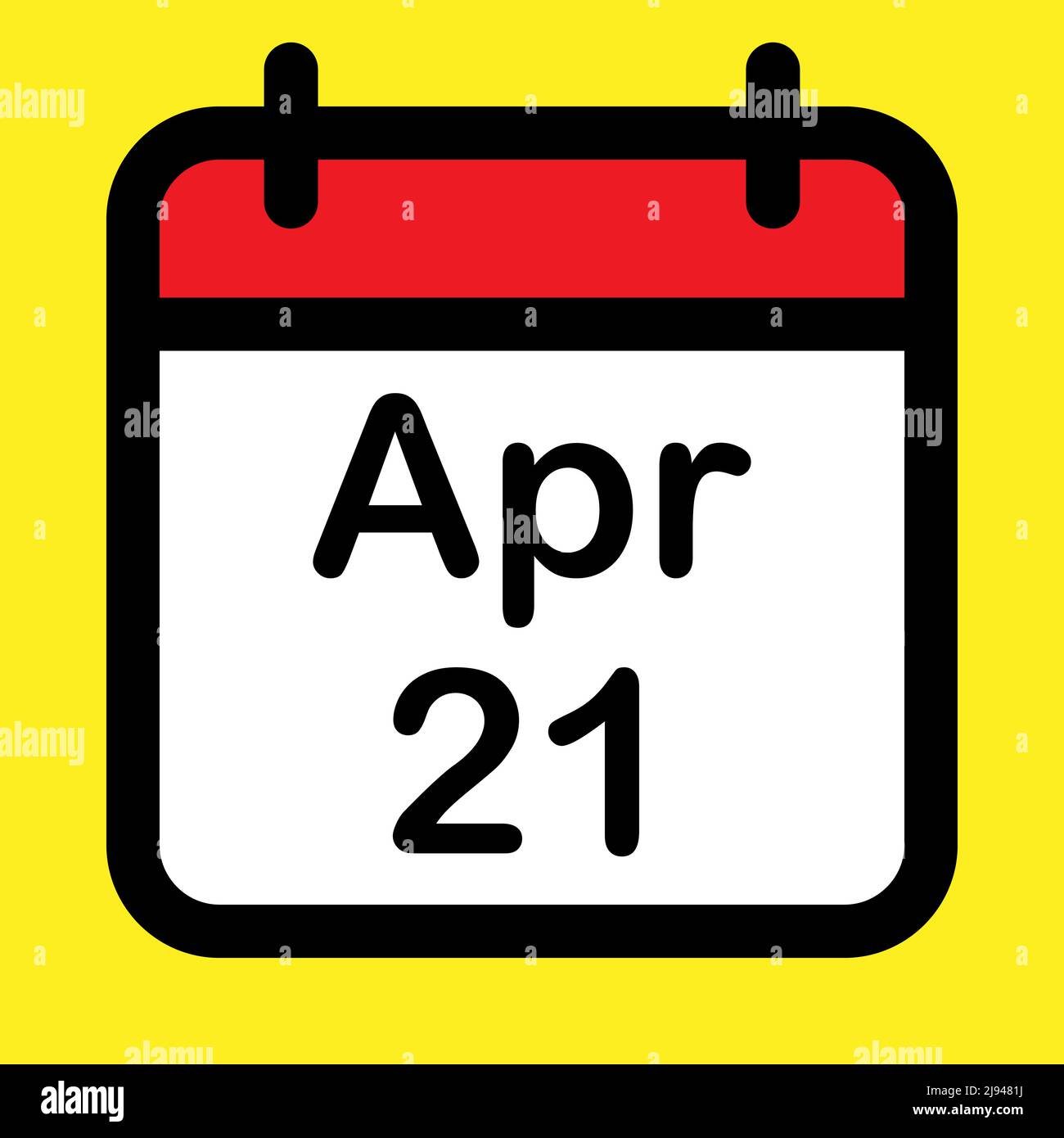21 date calender Stock Vector Images - Alamy