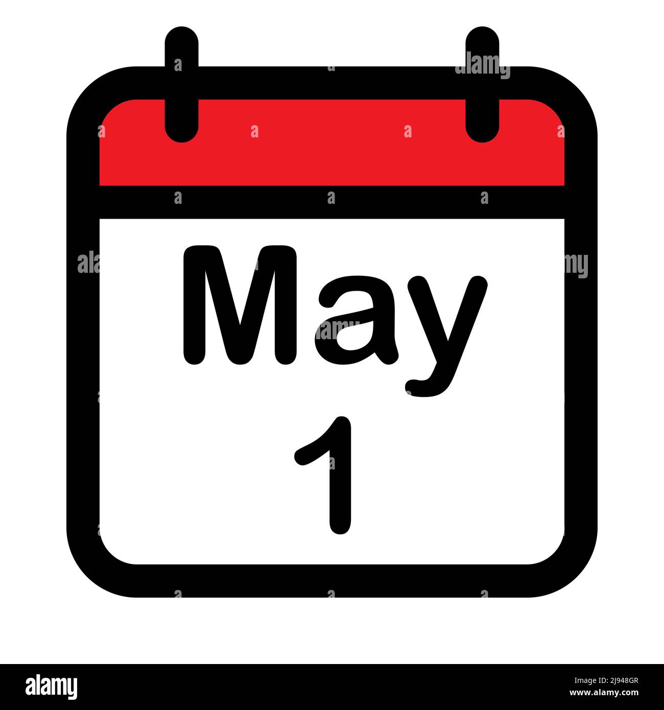 Calendar may 1 Stock Vector Images - Alamy