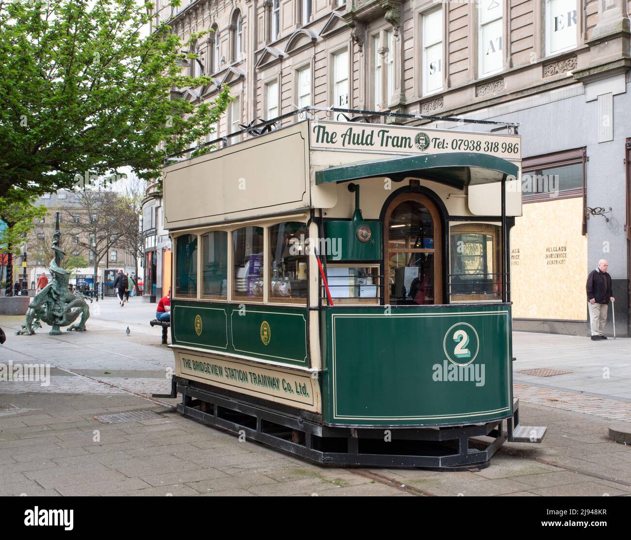 The Auld Tram Dundee Stock Photo - Alamy