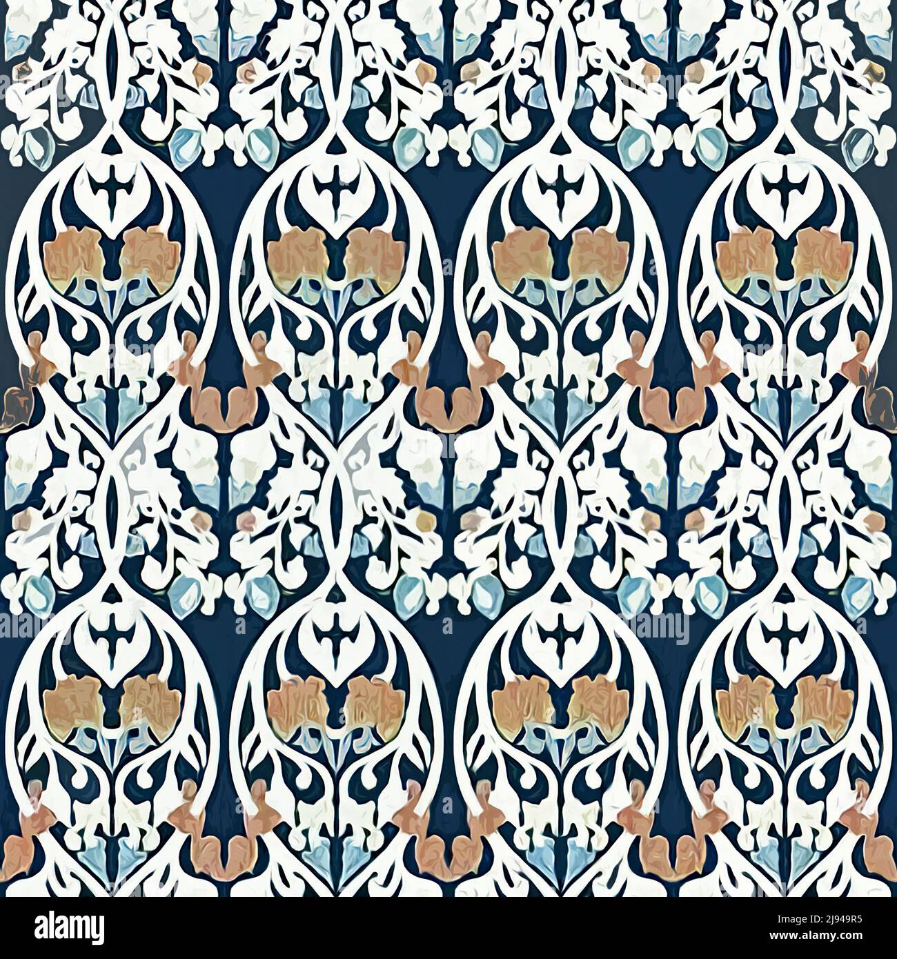 Textile and wallpaper patterns. A printable digital illustration work ...