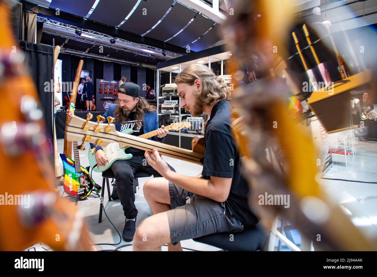 Promuzika music instruments trade fair hi-res stock photography and ...