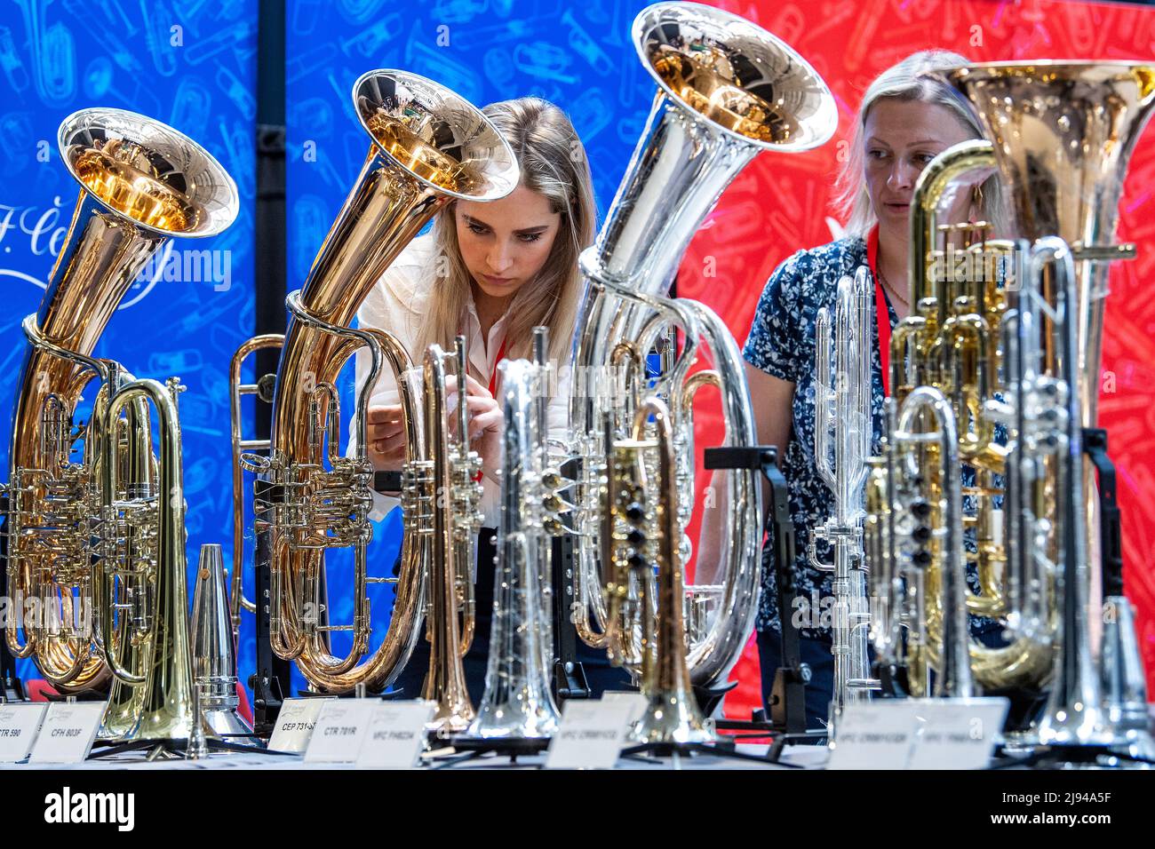 Promuzika music instruments trade fair hi-res stock photography and ...