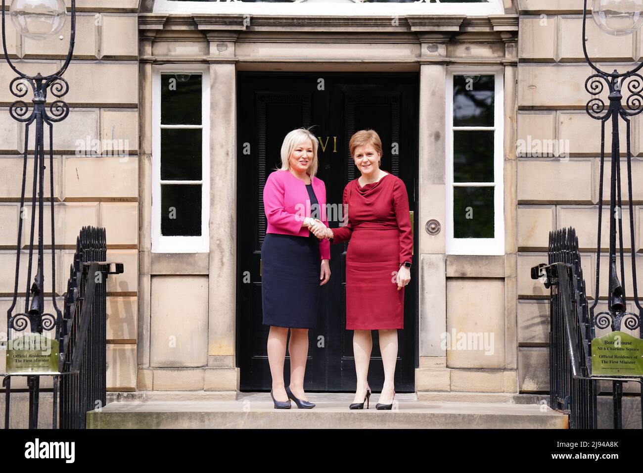 Michelle o’neill nicola sturgeon hi-res stock photography and images ...