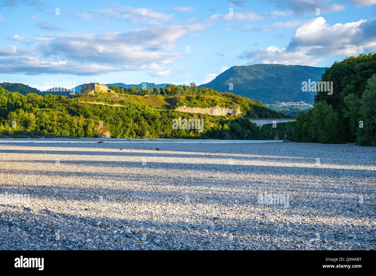 Wide valley of Tagliamento River Stock Photo - Alamy