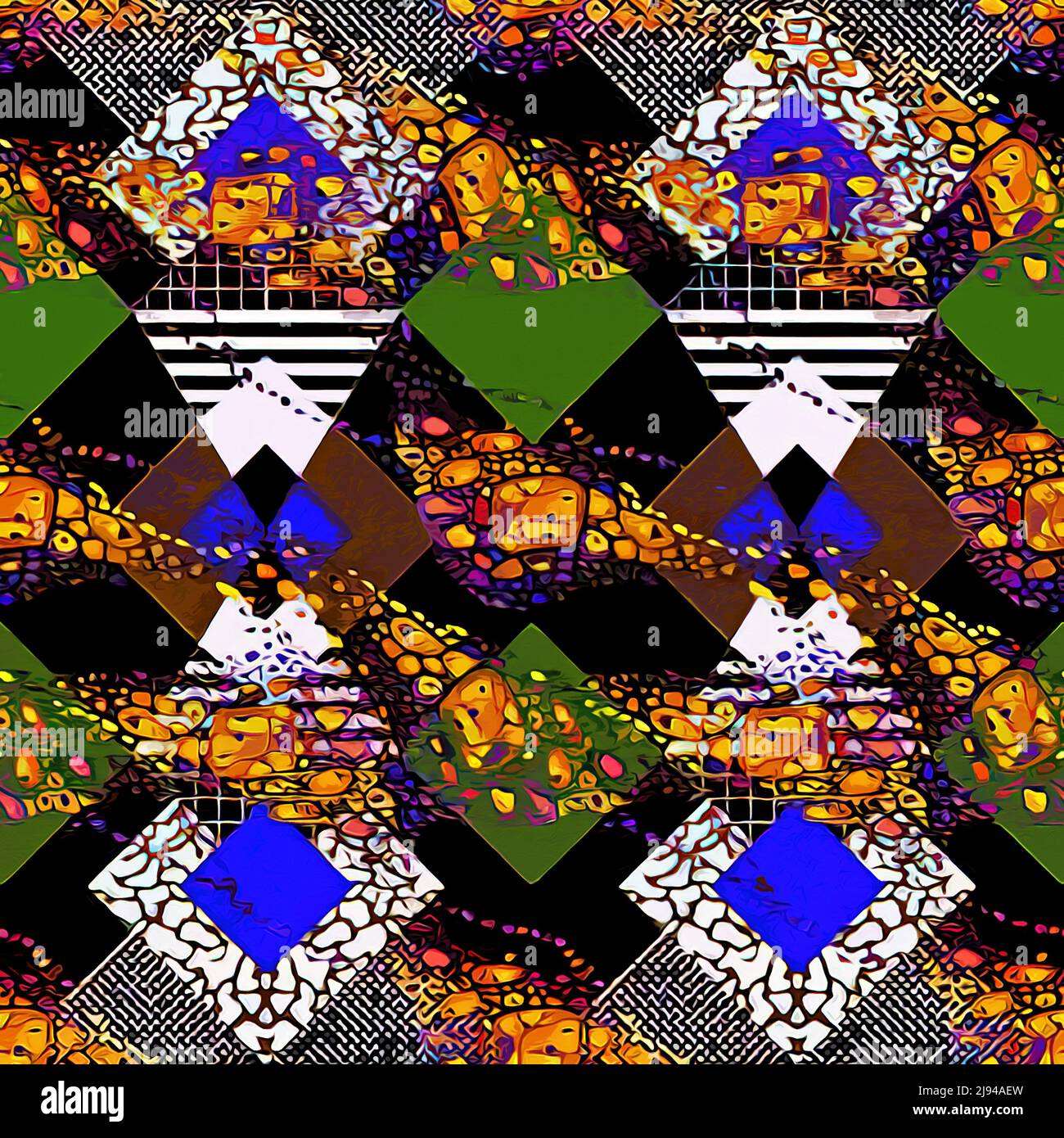 Textile and wallpaper patterns. A printable digital illustration work ...